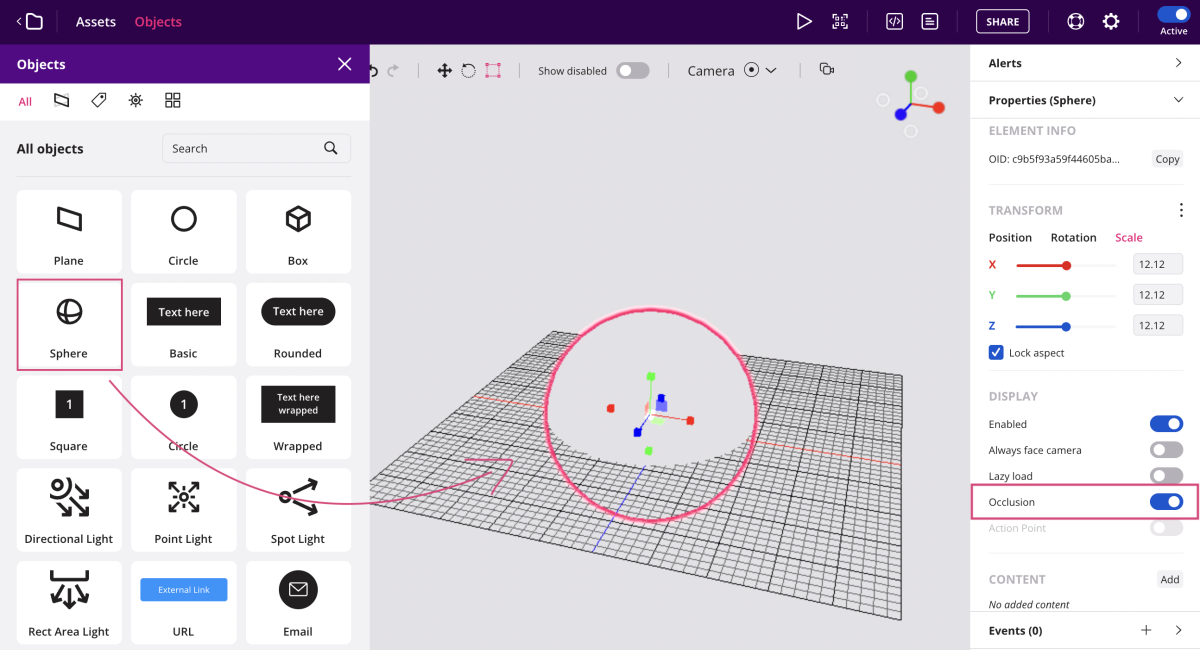 Occlusion planes | Onirix Documentation Portal